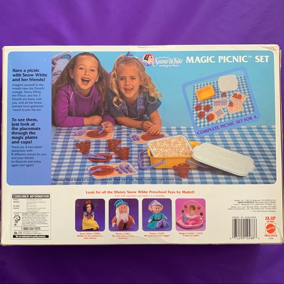 Mattel | Other | Rarevintage 993 Snow White Magic Tea Set | Poshmark